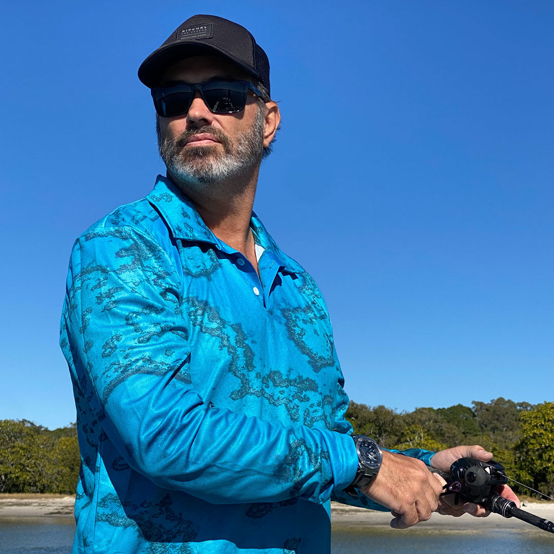 Reef Addict Pro Fishing Shirt – Mark Berg's Fishing Addiction