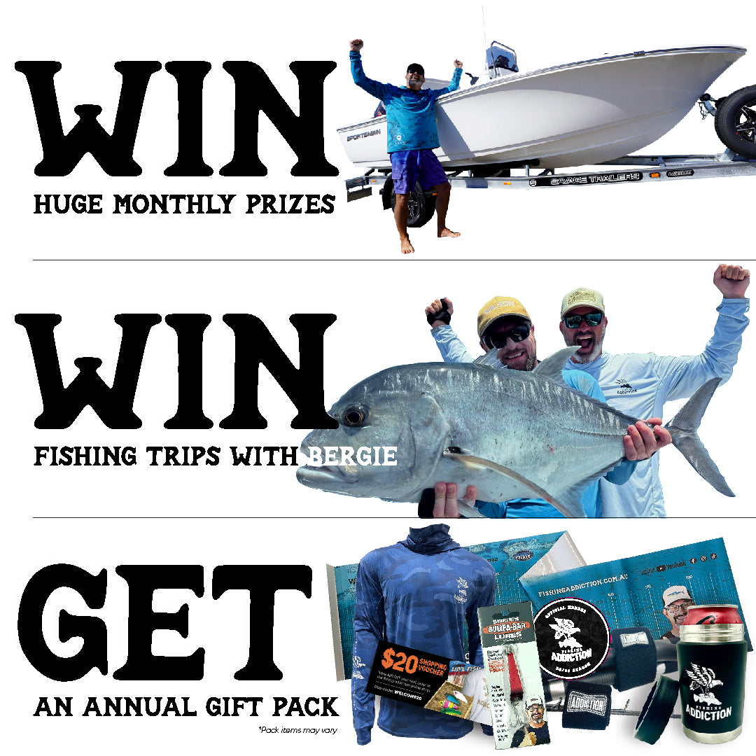 Monthly Fishing Addiction Membership + FREE Shipping – Mark Berg's ...