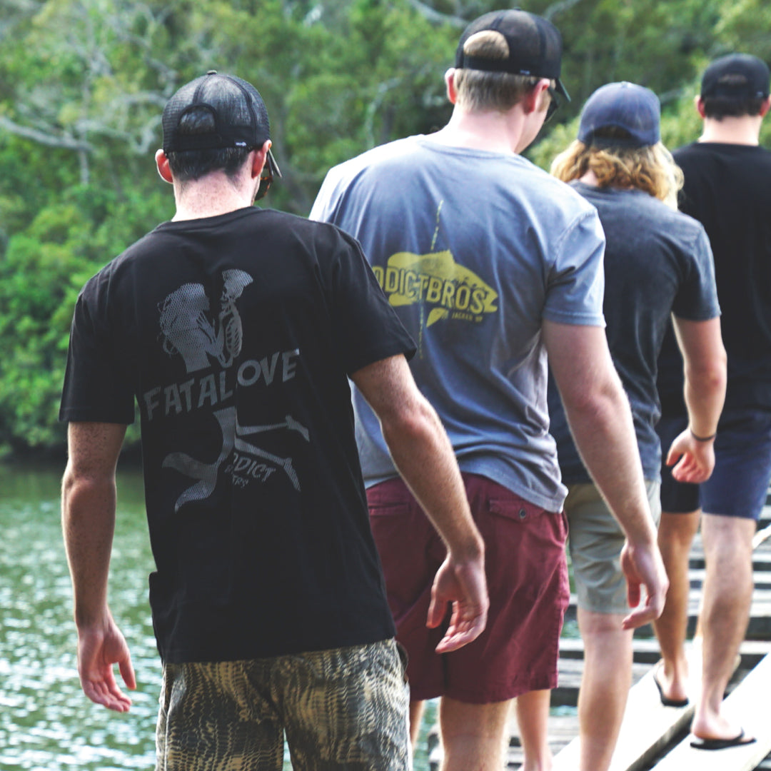 Fatal Love Mens Tee – Mark Berg's Fishing Addiction